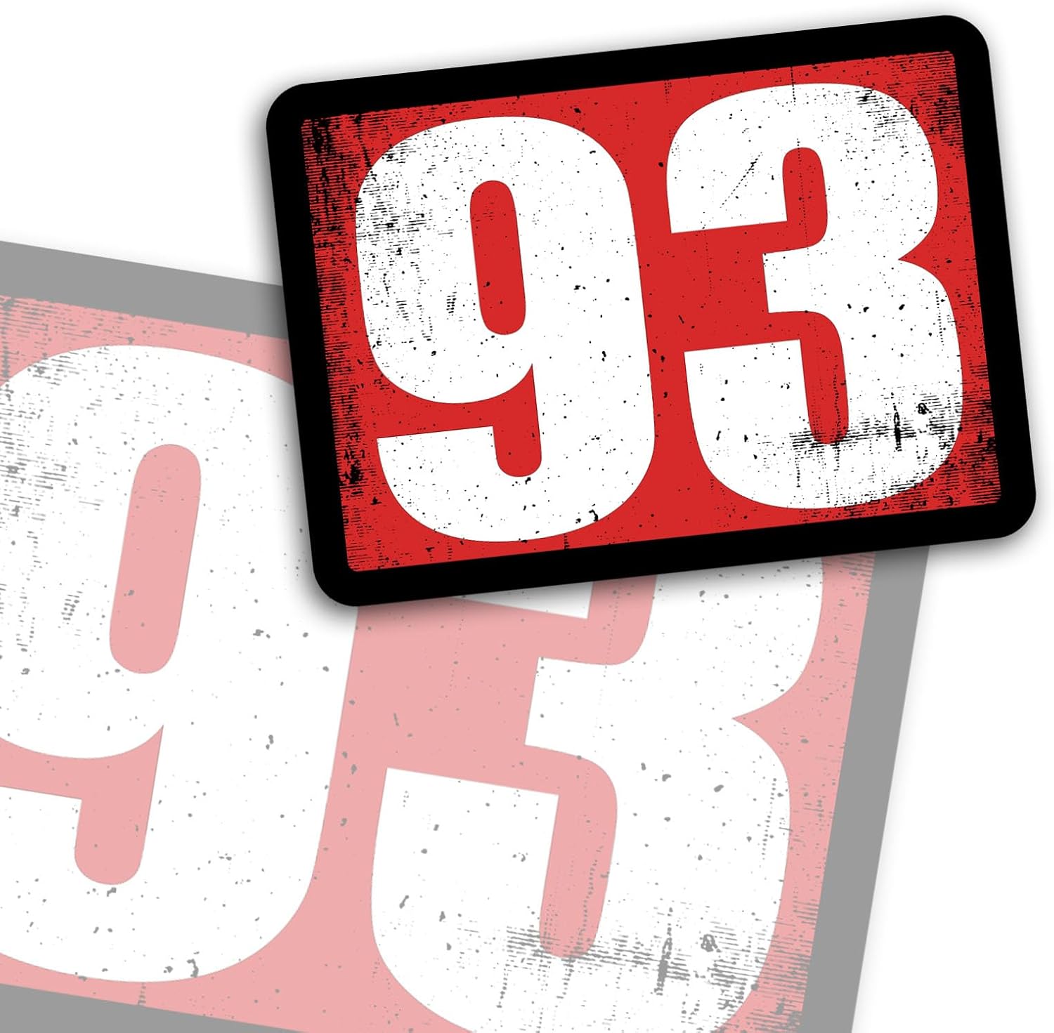 Amazon.com: Custom Vintage Retro Car Racing Number Magnet - 2 Pcs ...