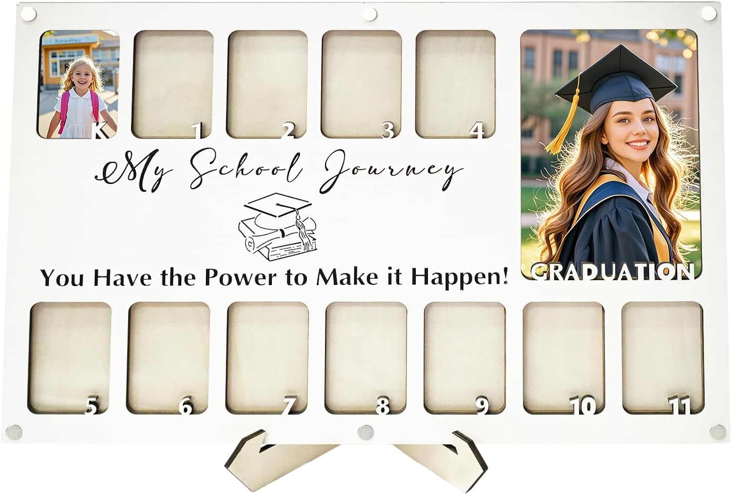 Amazon.com - Mocsicka School Picture Frame Pre-k to 12 Beige Graduation ...