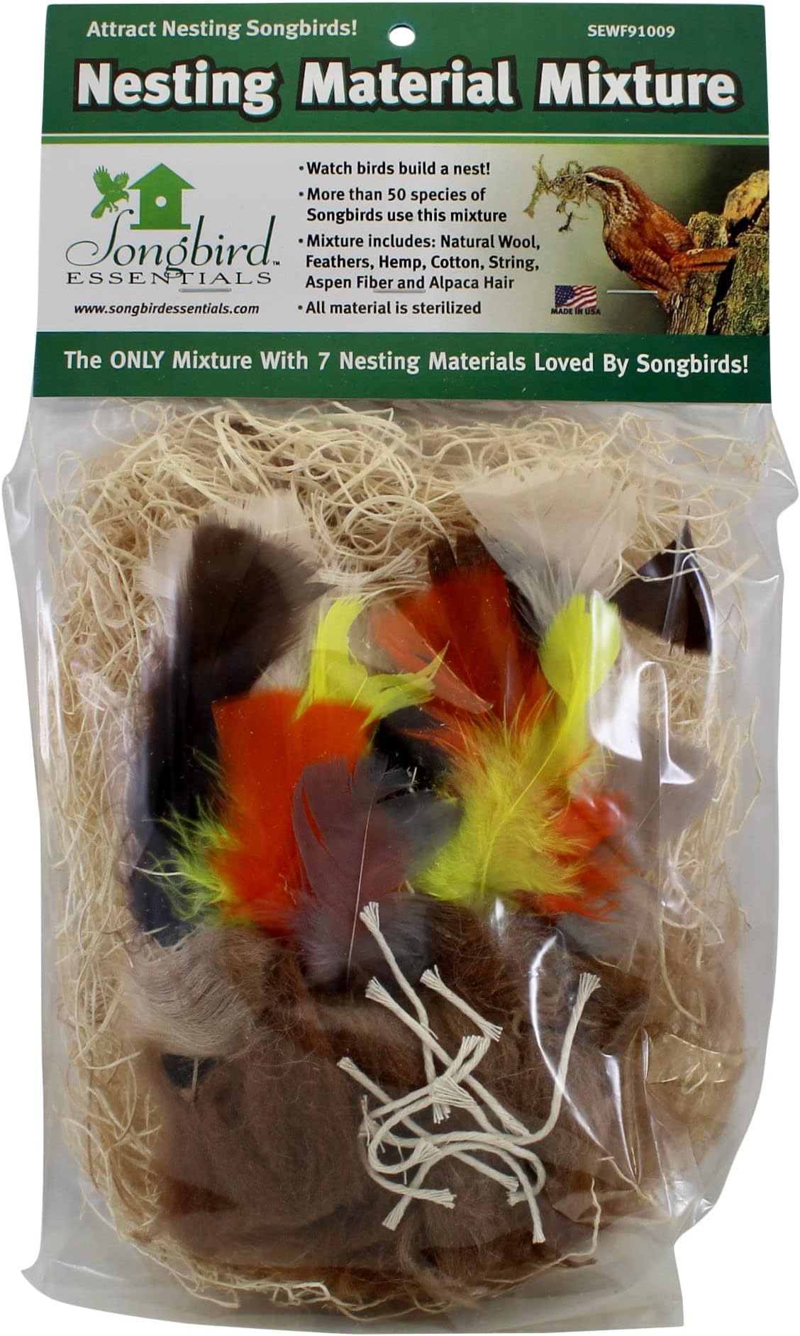 Amazon.com : Heritage Farms 64007BNR Bird Nester Refill, Multicolored ...