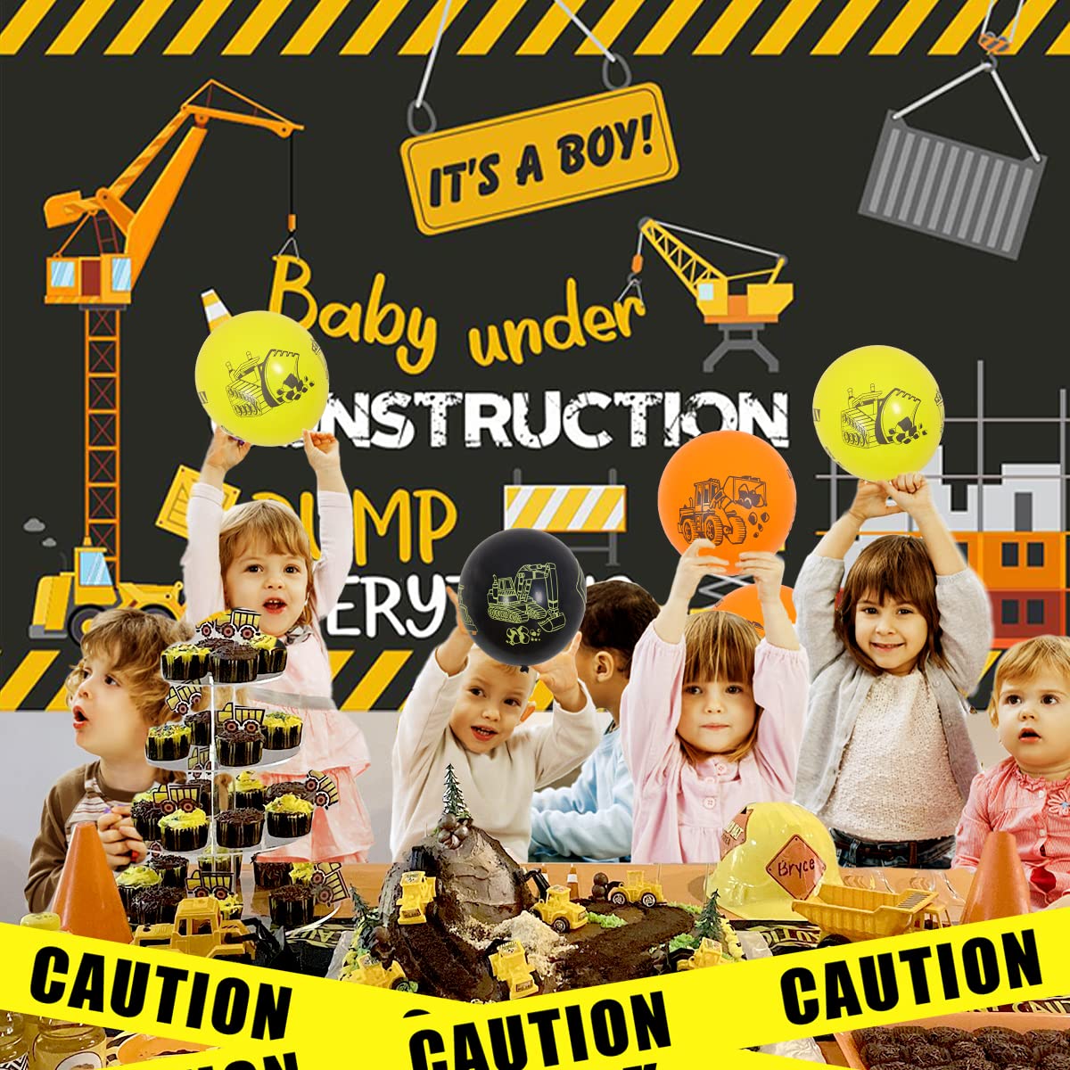Construction Theme Baby Shower Decoration Storybook Themed Baby Shower