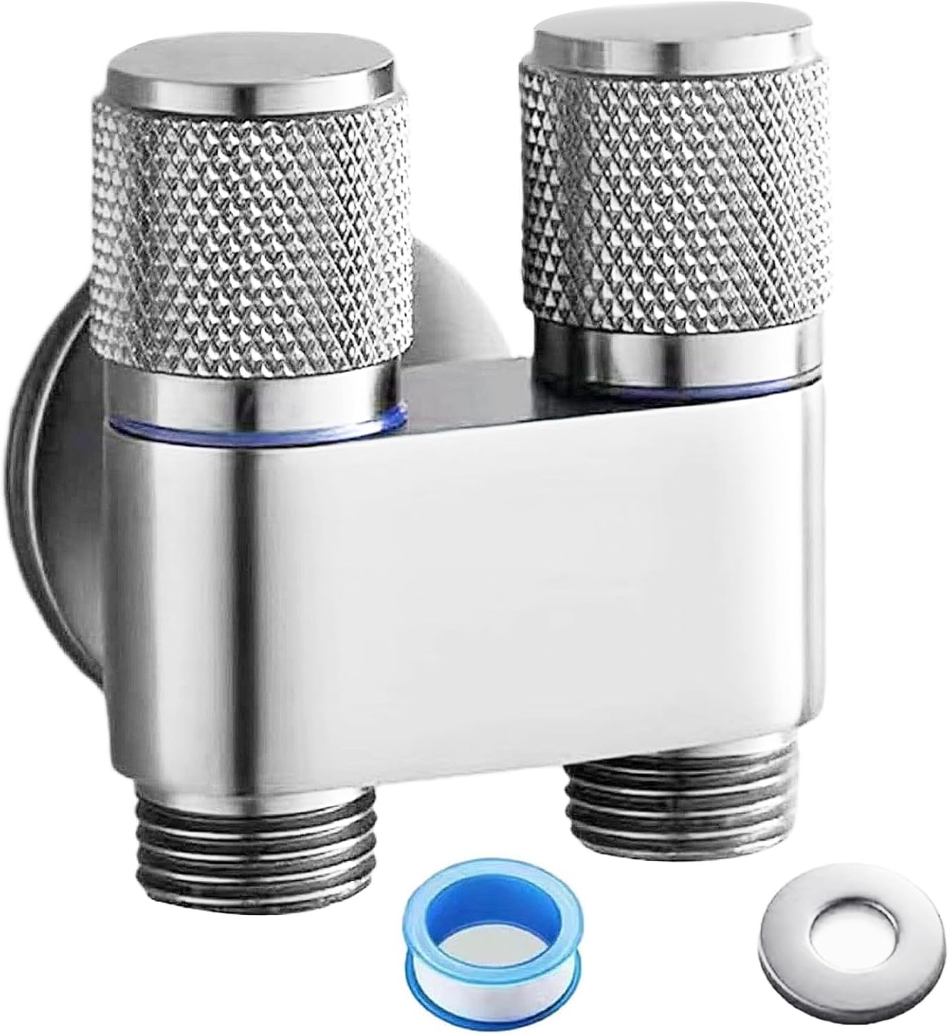 1-In-2-Out Dual Control Valve, held Bidet Sprayer for Toilet G1/2 ...