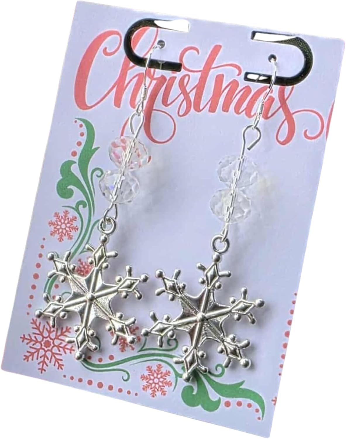 Amazon.com: Bad Apple Designs Snowflake Earrings & Necklace Set ...