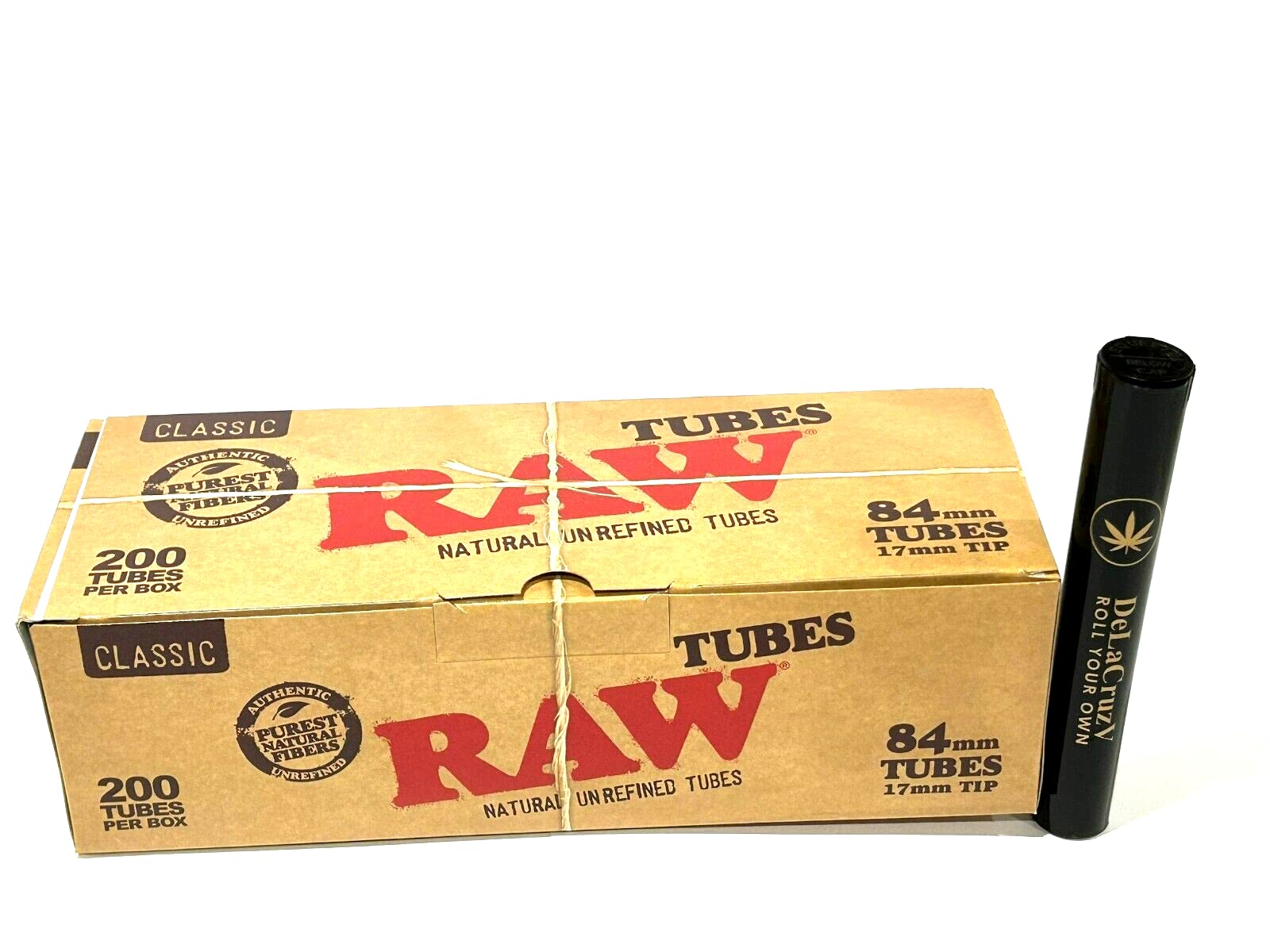 Amazon.com: RAW Classic Tubes 84mm Tubes With 17mm Tips 200 Tubes per ...