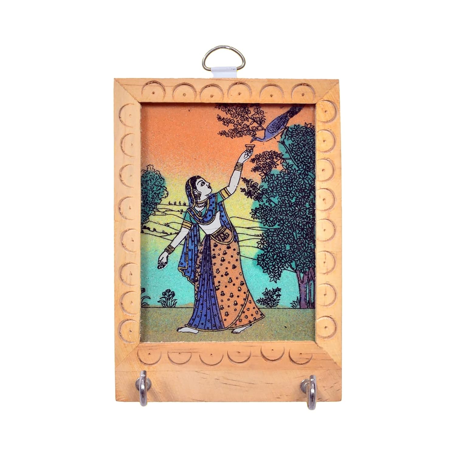 GAJANAN Trading Corporation Sheesham Key Frame|Painting Key Hanger ...