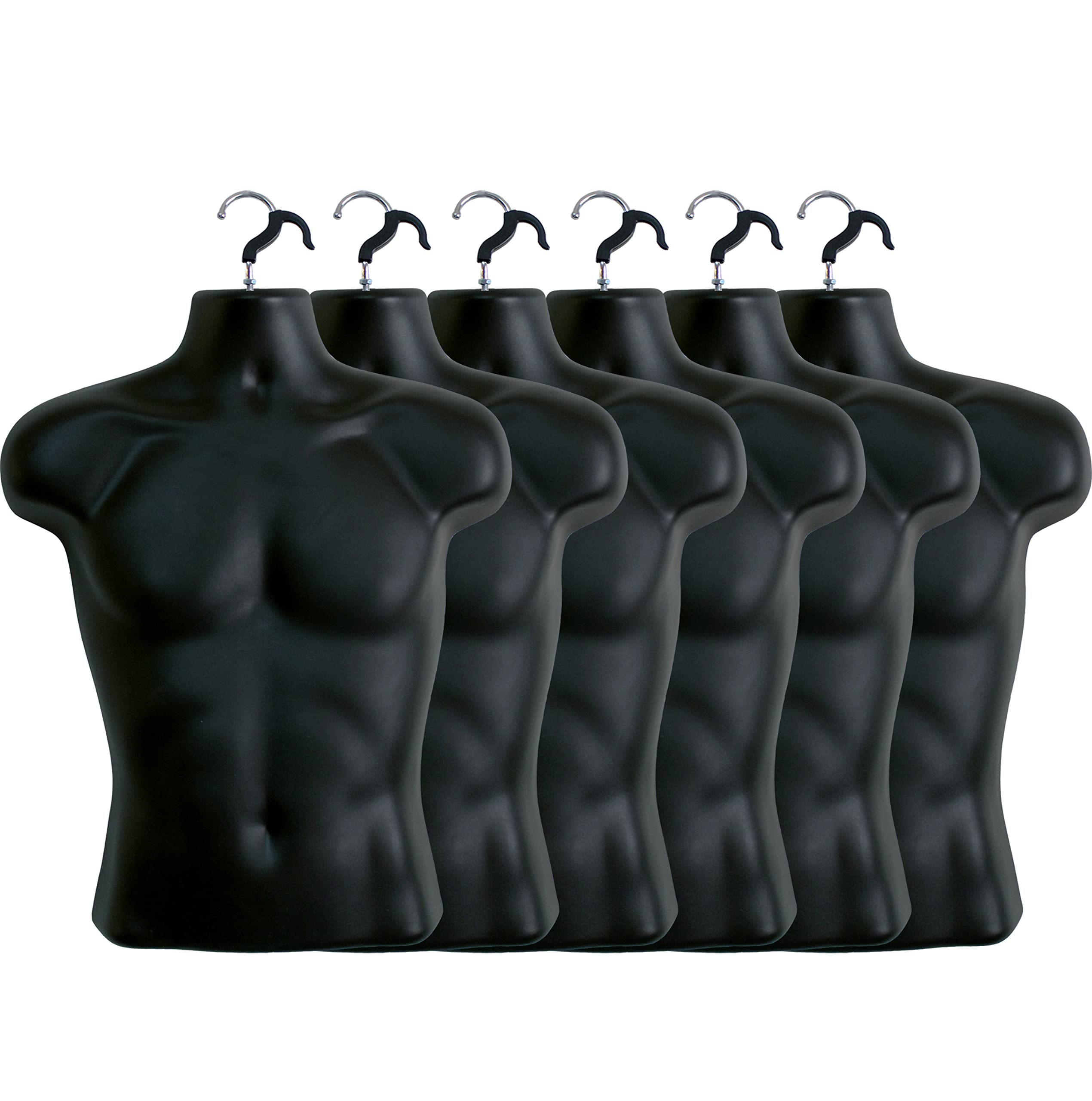 Snapklik.com : DisplayTown Black Male Mannequin Torso Hollow Back Body ...