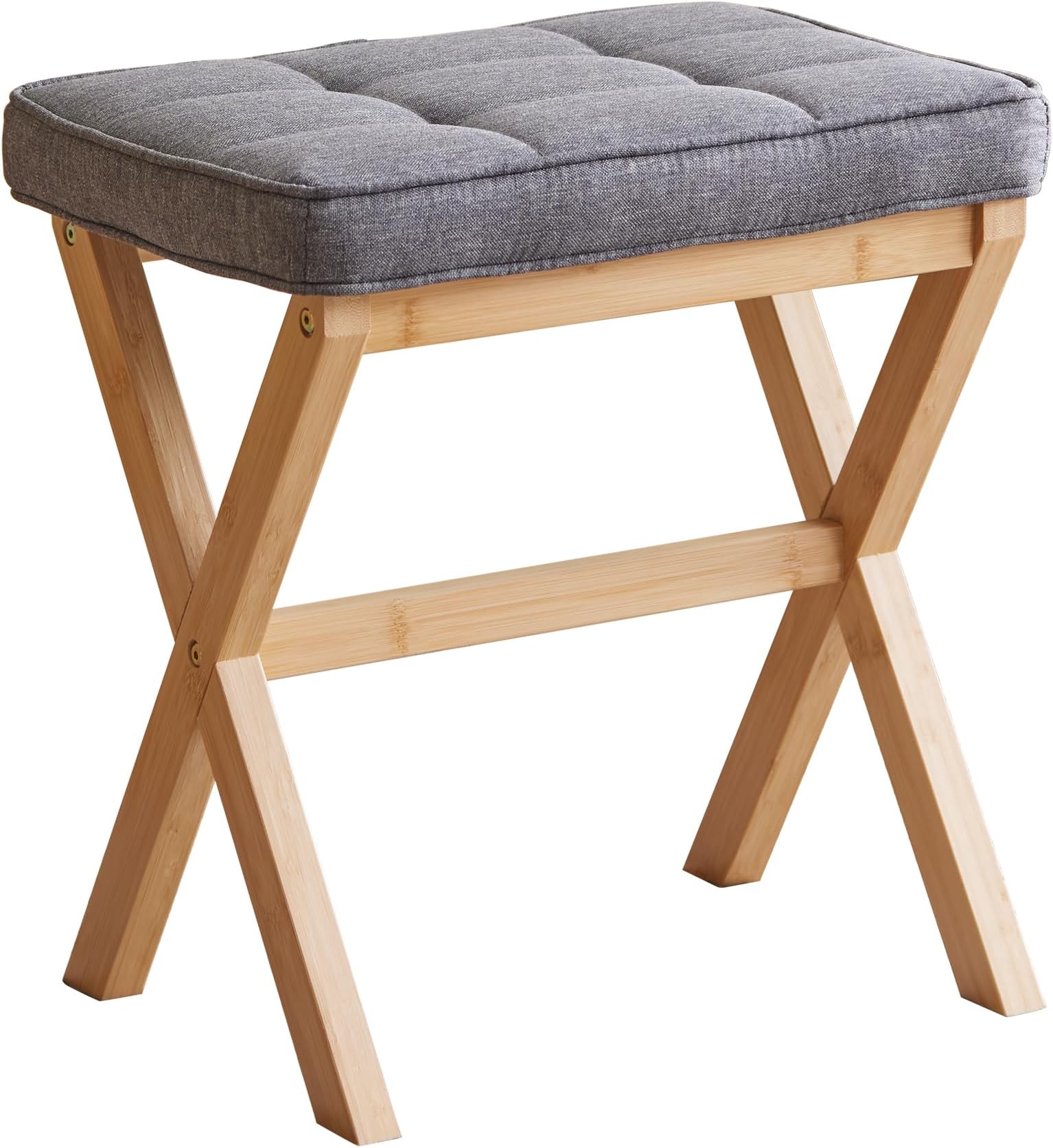 Amazon.com: Foot Stool,Ottoman Foot Rest,Bamboo Foot Stool Under Desk ...