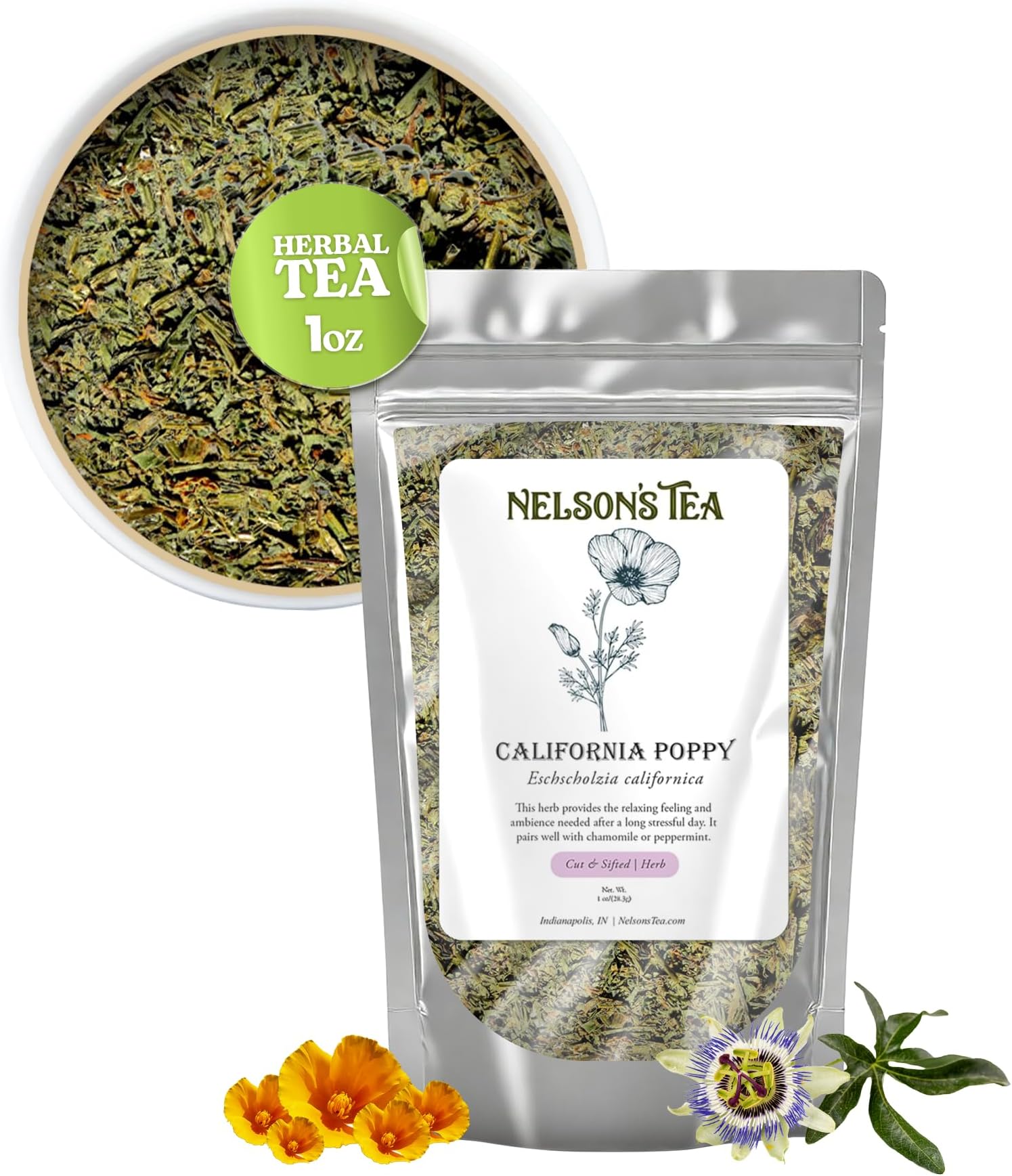 Amazon.com: Pure California Poppy Tea - Natural California Poppy for ...