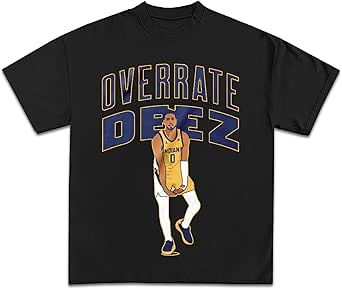 Amazon.com: Overrate Deez Tyrese Haliburton Funny Graphic T-Shirt ...