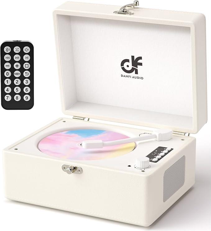 Amazon.com: CD Player Retro with Upgraded Speakers Bluetooth in/Out ...