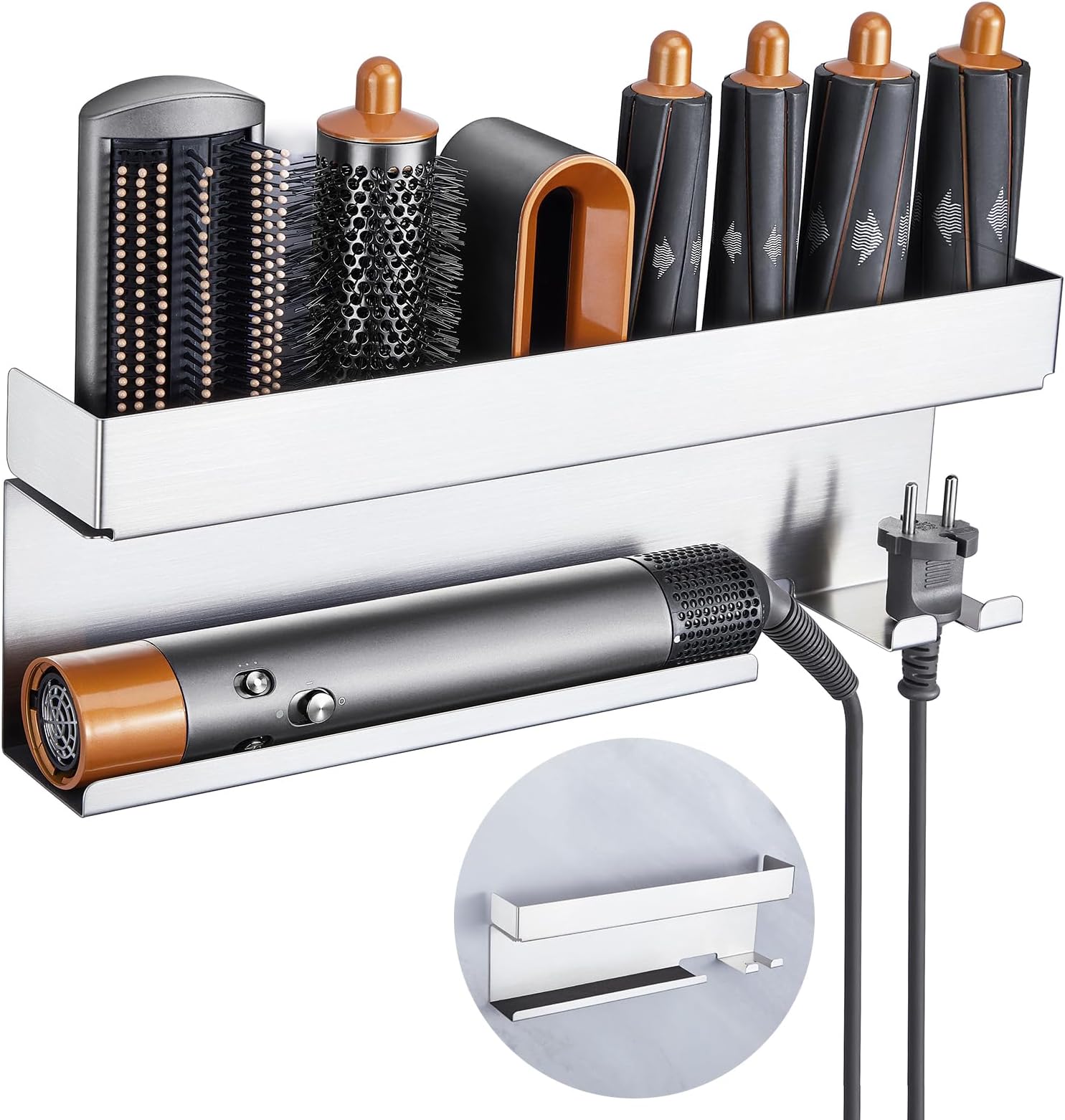 Amazon.com: YOUSTOO Storage Holder for Dyson Airwrap Wall Mount Stand ...