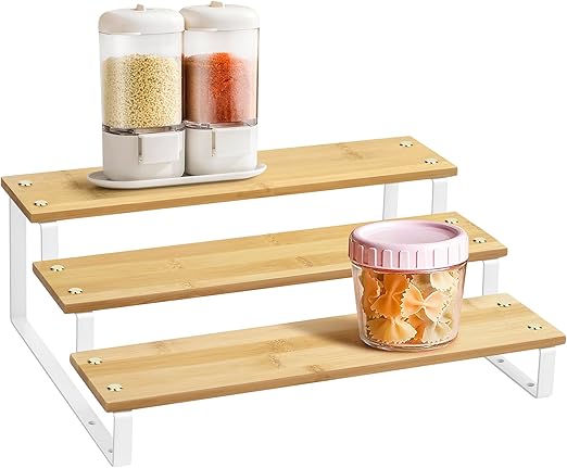 Amazon.com: Lonian 3 Tier Spice Rack Organizer, Countertop Step Shelf ...