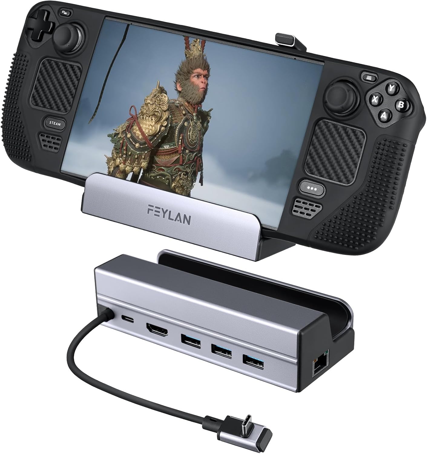 Amazon.com: Steam Deck Dock, Feylan 6-in-1 Docking Station with 4K HDMI ...