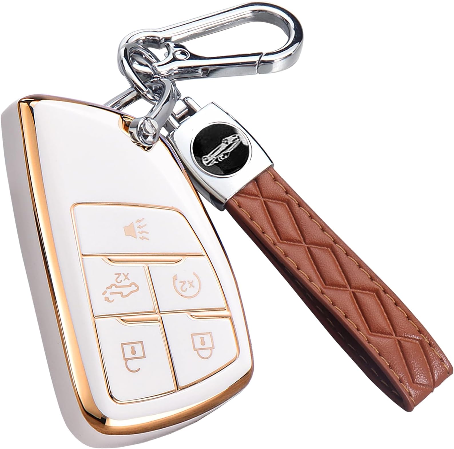 Amazon.com: for Chevy GMC Key Fob Cover with Keychain, for 2022 2023 ...