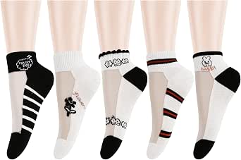 Amazon.com: Benefeet Sox Cute Sheer Socks for Women Girls Lace Mesh ...