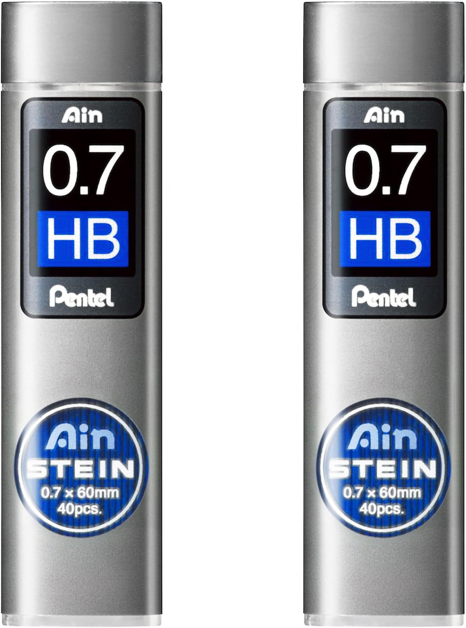 Pentel Ain Stein Mechanical Refill Leads - 0.7mm - HB/H - Pack of 2 ...