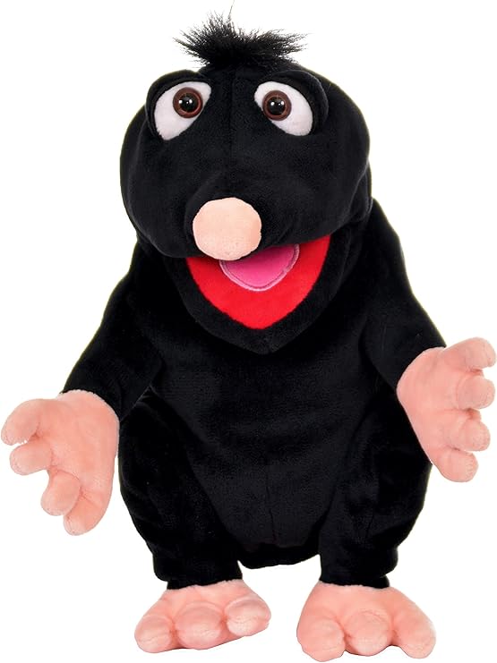 Amazon.com: Living Puppets - Hugo The Mole, 12 Inch Plush Hand Puppet ...