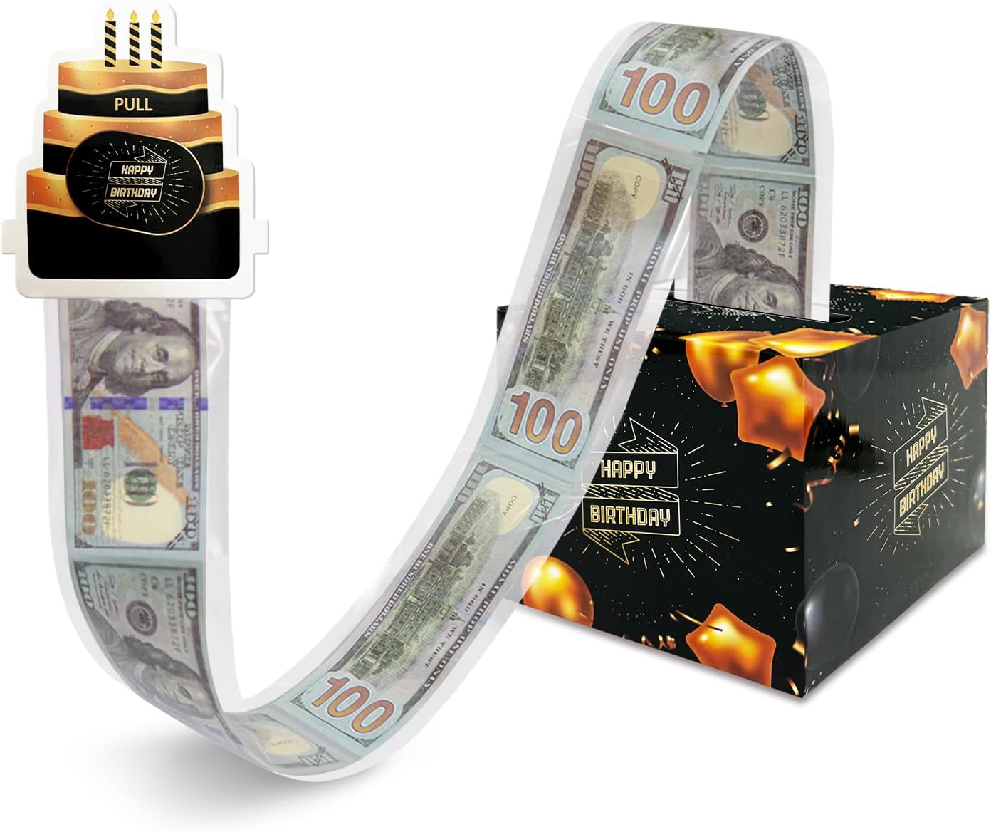 Amazon.com: Birthday Money Pull Box, DIY Money Gift Box, Birthday Money ...