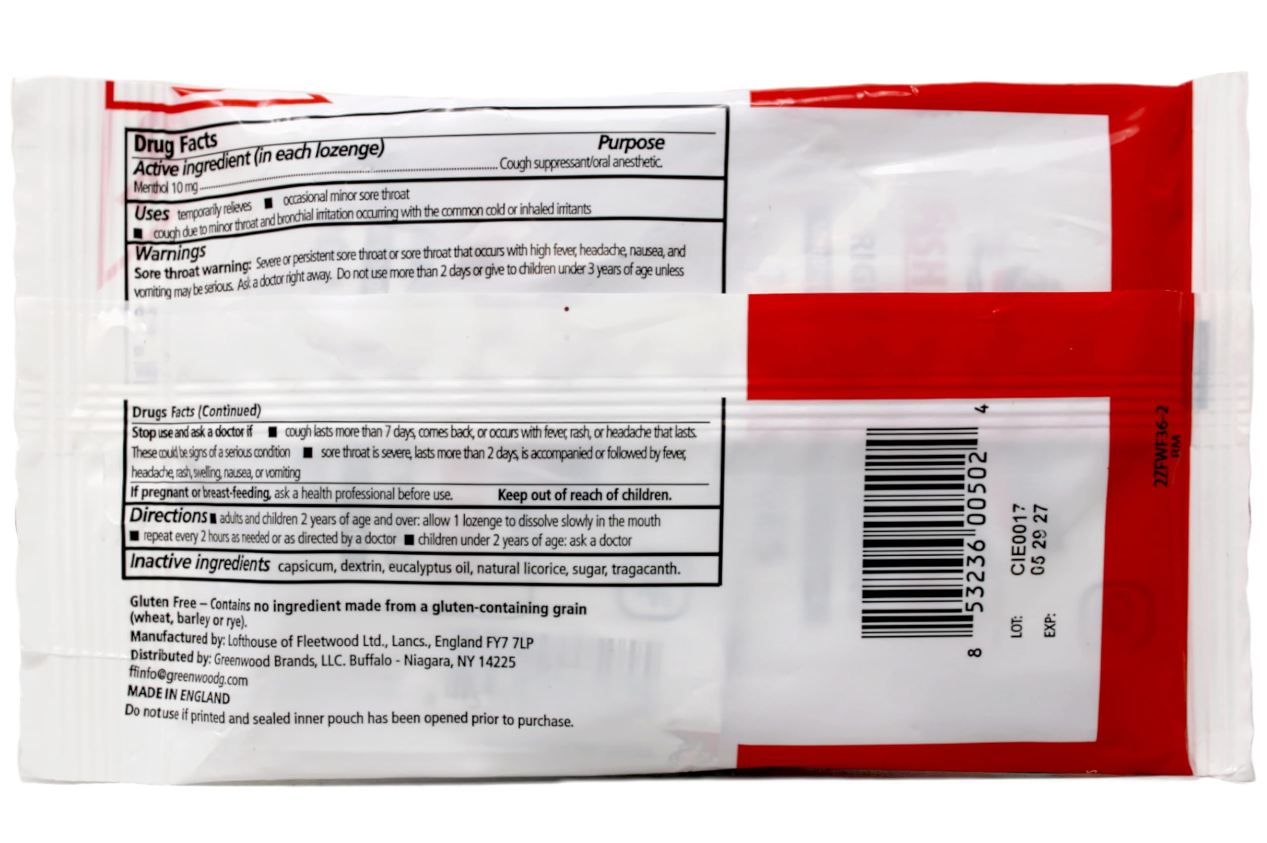 Snapklik.com : Fishermans Friend Original Extra Strong Menthol Cough ...