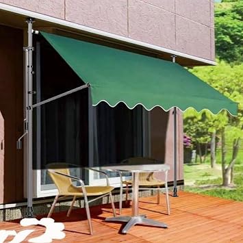 Amazon.de: Markise Balkon ohne Bohren, Klemmmarkise mit Handkurbel ...
