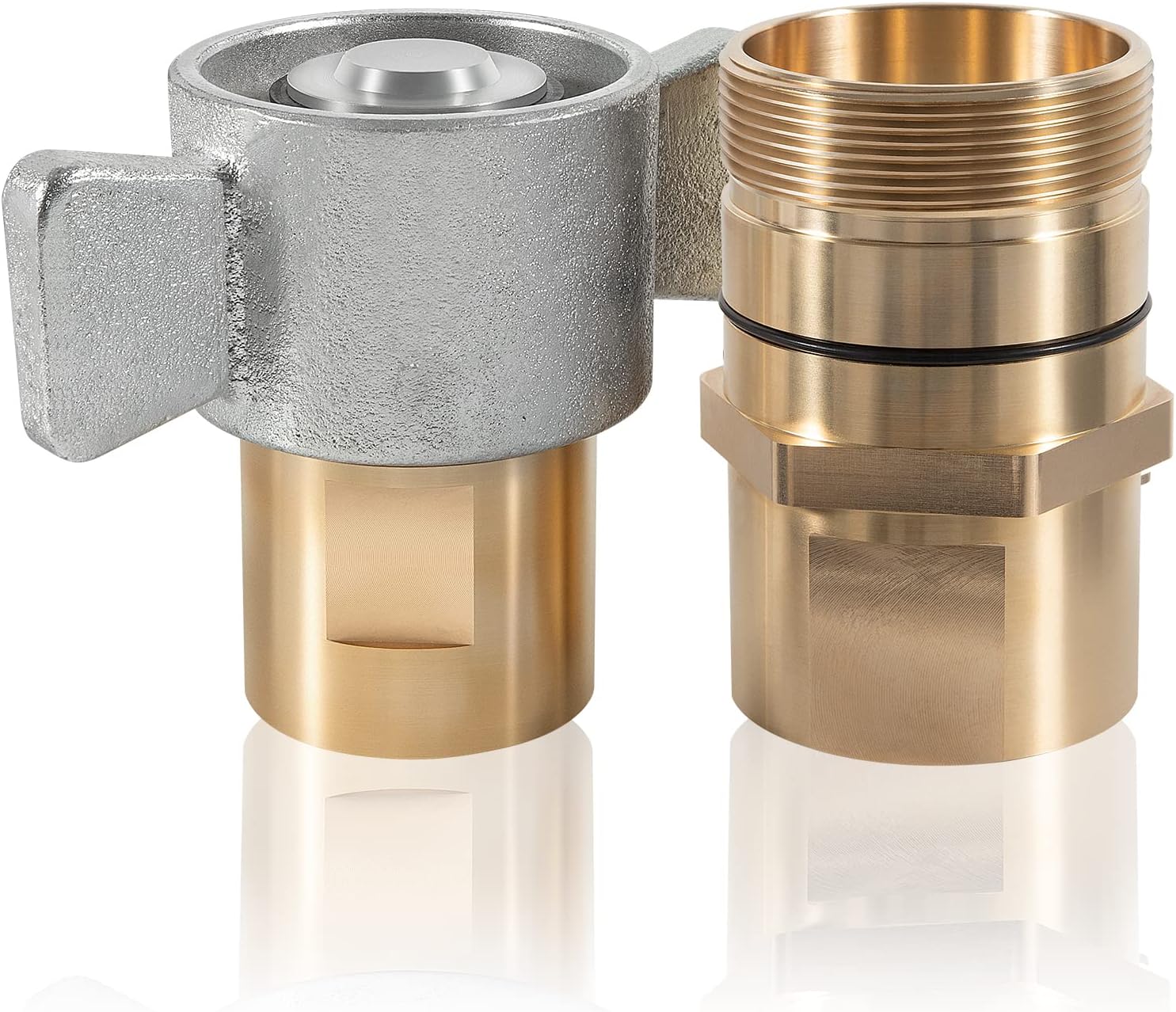 Amazon.com: 1-1/2″ NPT Wet-Line Wing Nut Hydraulic Quick Disconnect ...