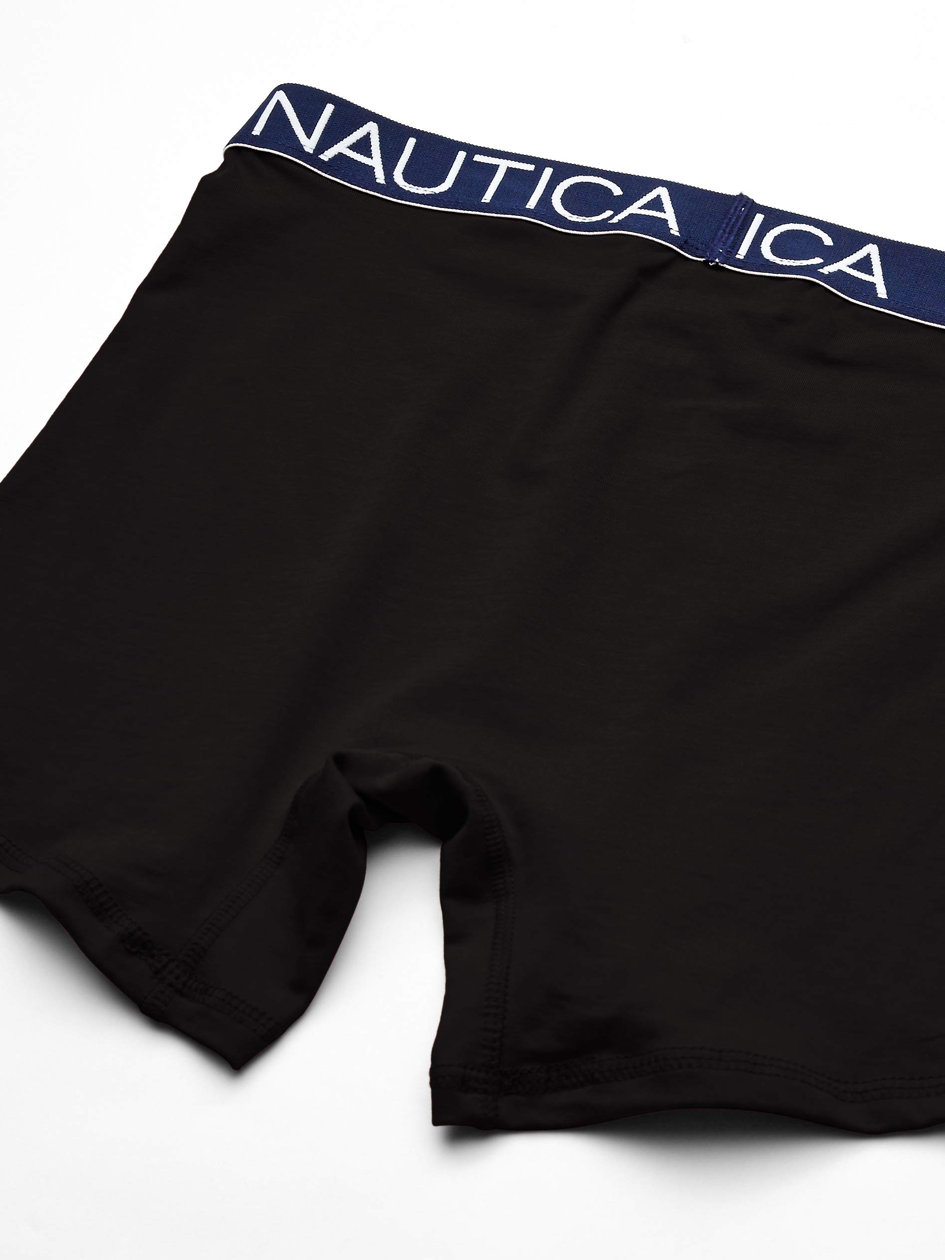 Snapklik.com : Nautica Mens Cotton Stretch 4 Pack Boxer Brief