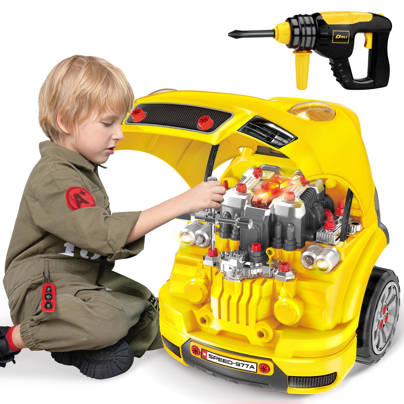 Snapklik.com : Deejoy Large Truck Builder Kit For Toddlers 3-5, Kids ...