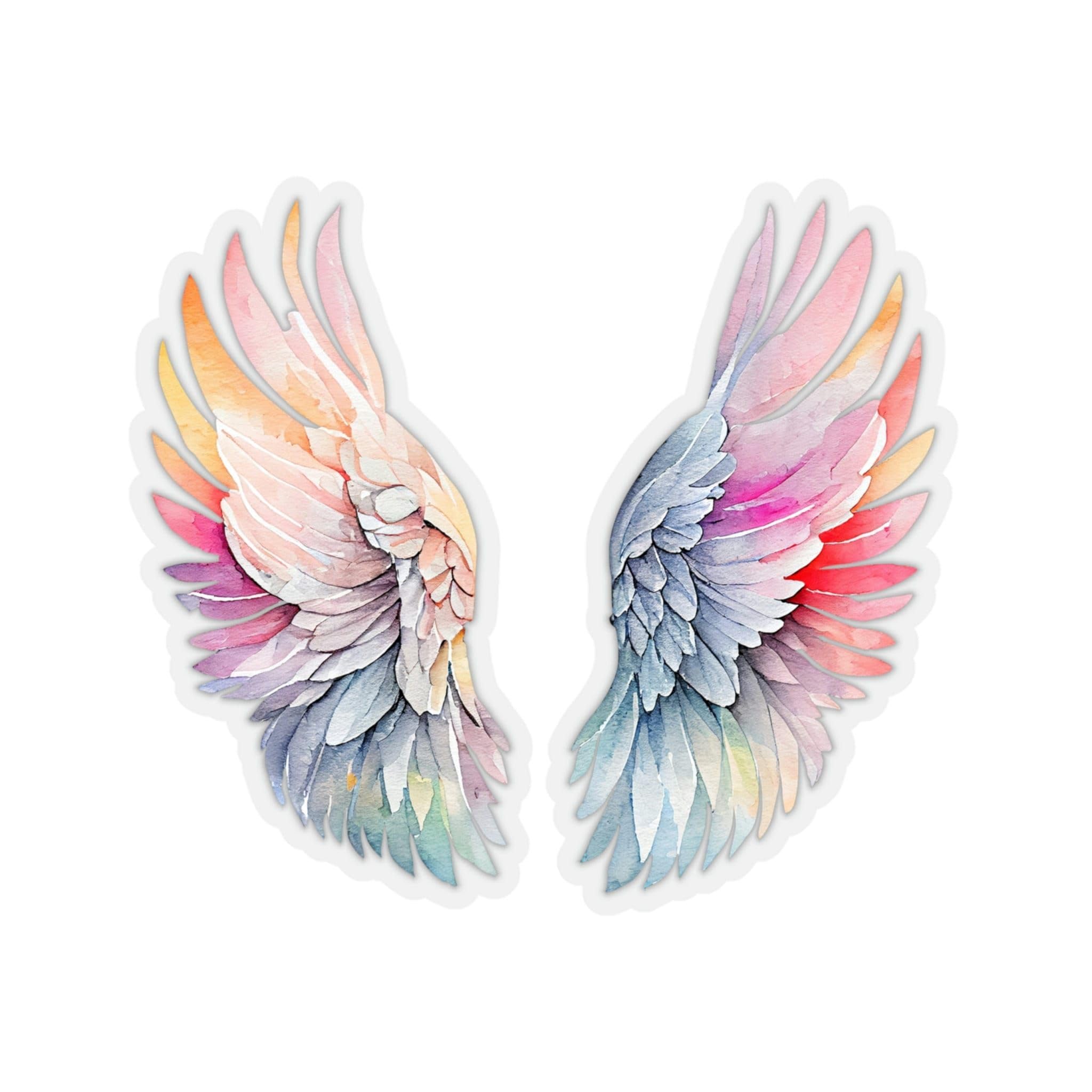Amazon.com - Angel-Wings Sticker Decal for Wall, Laptop, Cell, Truck ...