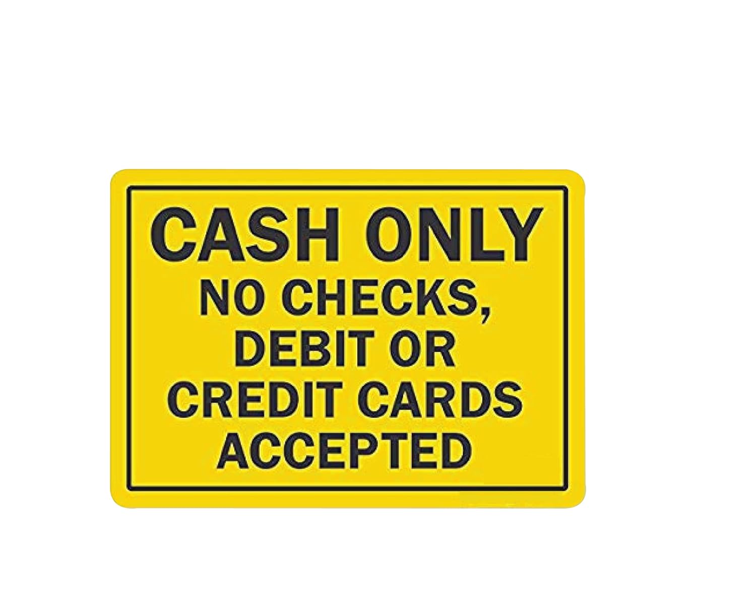 isee360 No Credit Point Call out Sign Stickers Shop Mall Commercial ...