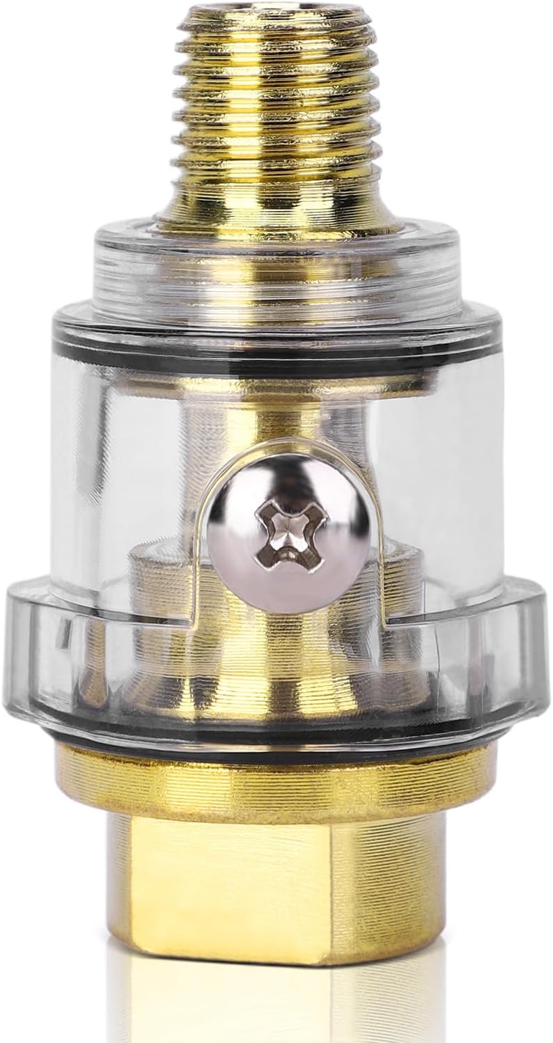 1/4 Inch Mini in-Line Oiler Lubricator 1/4" NPT Automatic Oil ...