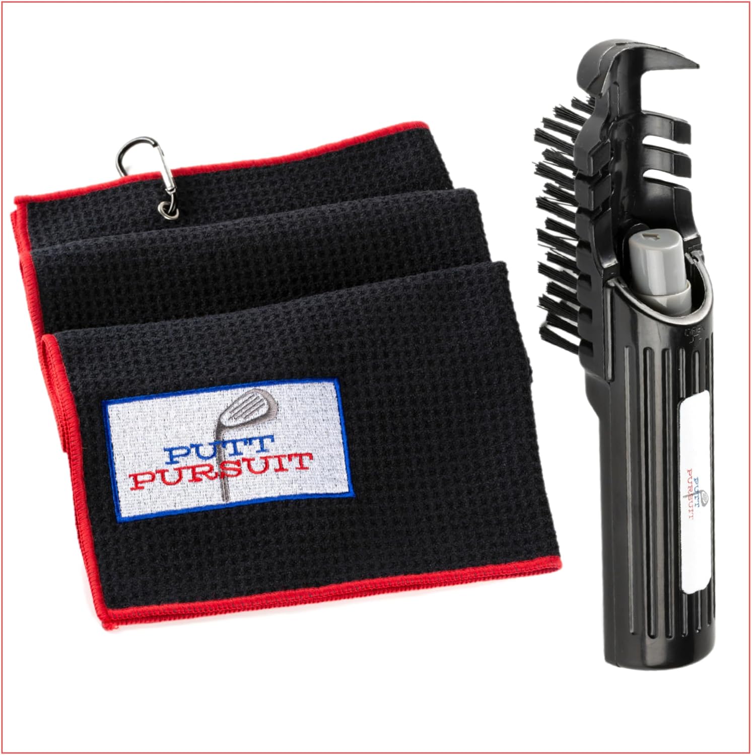 Putt Pursuit Golf Club Cleaner Kit - Cleaning Brush with Built-in 80ml ...