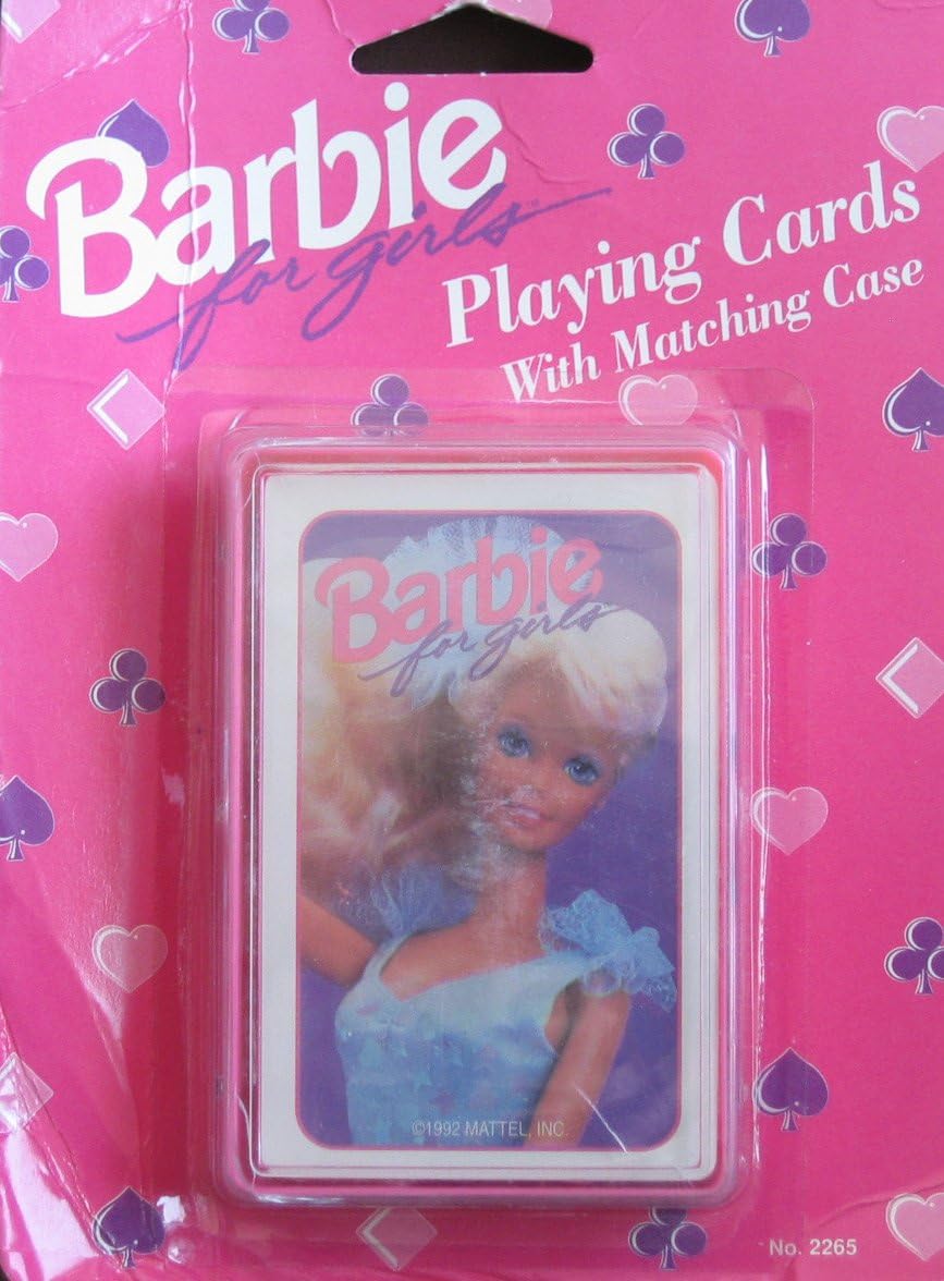 Amazon.com: Barbie Playing Cards with Matching Case : Toys & Games