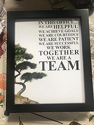 Amazon.com: Team Office Wall Art Decor- Unique Motivational Gift for ...