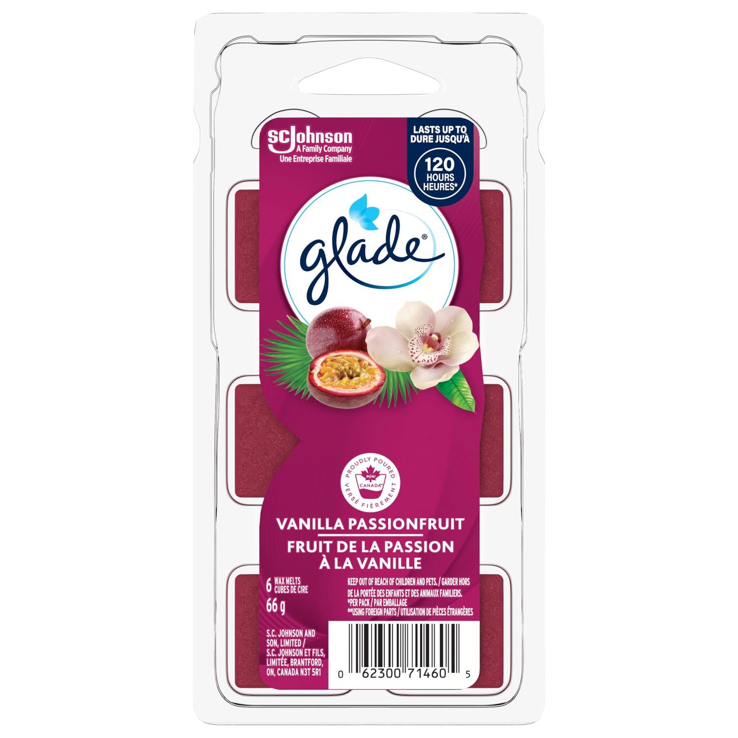 Glade Wax Melts Air Freshener and Odor Eliminator, Scented Essential ...