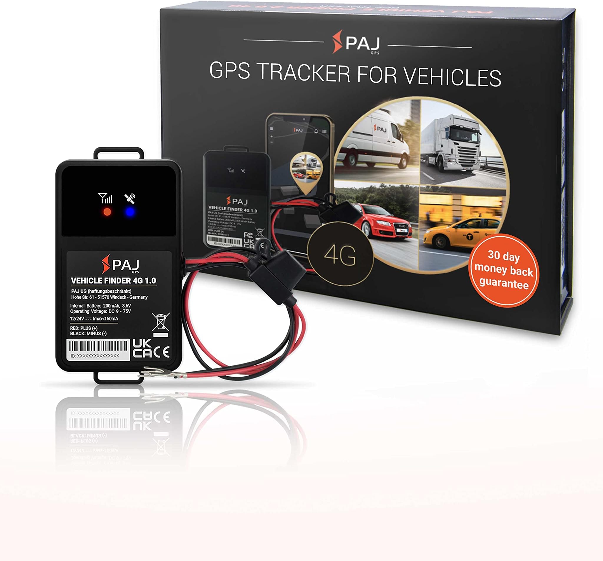 Amazon.com: PAJ GPS Vehicle Finder 4G 1.0 – Direct Connection to The ...