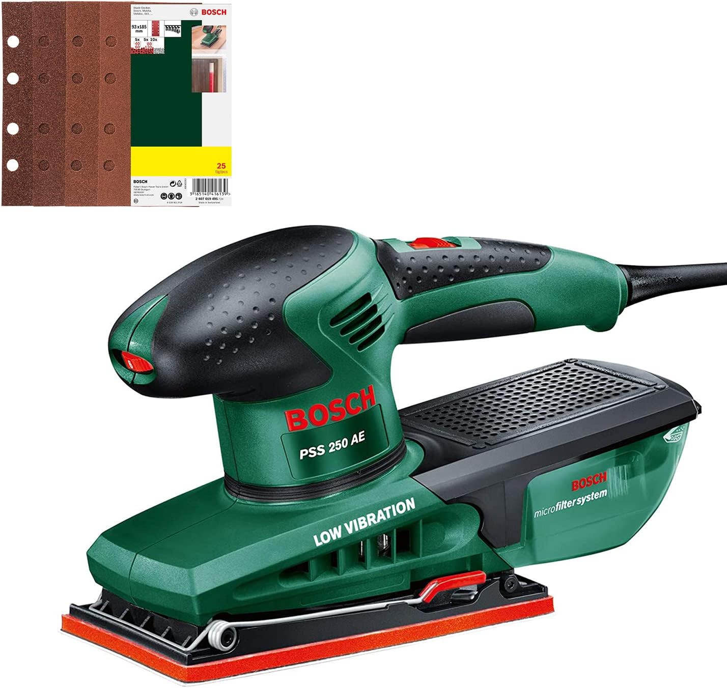 Bosch Home & Garden Bosch Orbital Sander PSS 250 AE (250 Watt, 28 x ...