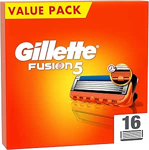 Gillette Fusion5 Razor Blades Men, Pack of 16 Razor Blade Refills with ...