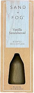 Amazon.com: Sand + Fog Vanilla Sandalwood Scented Reed Diffuser - 88.7 ...
