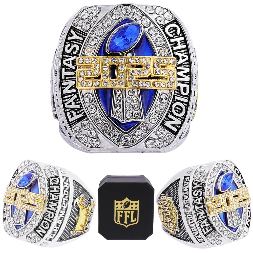 Snapklik.com : Noblehead Fantasy Football Ring 2025 Heavy FFL Champion ...