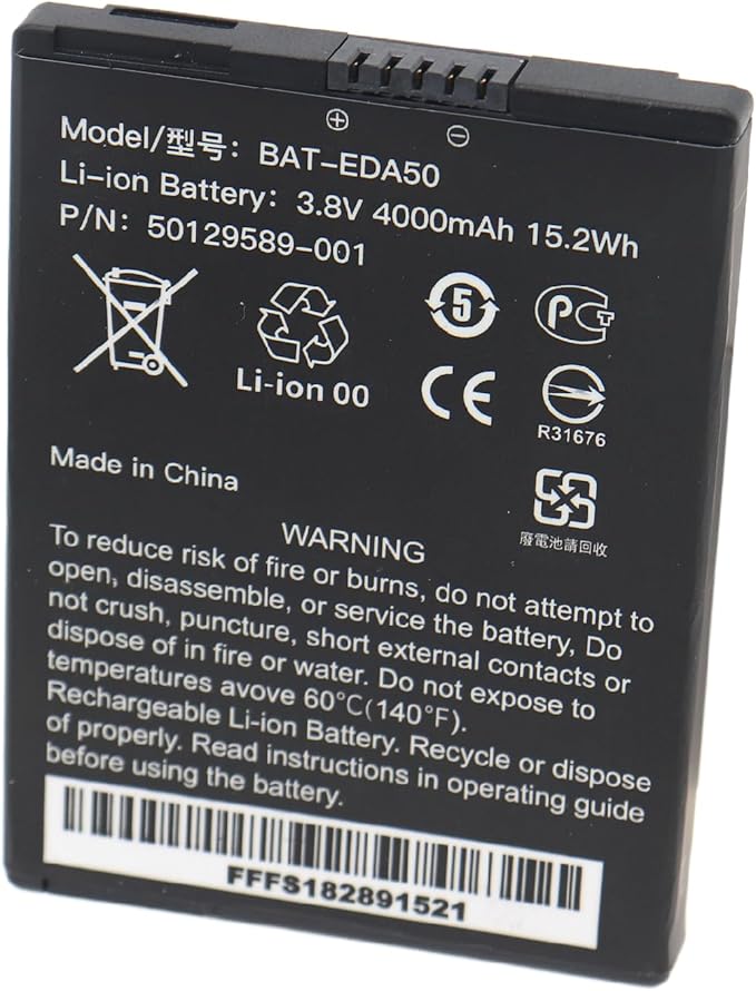 Amazon.com: BAT-EDA50 Battery Replacement for Honeywell EDA50 EDA50hc ...