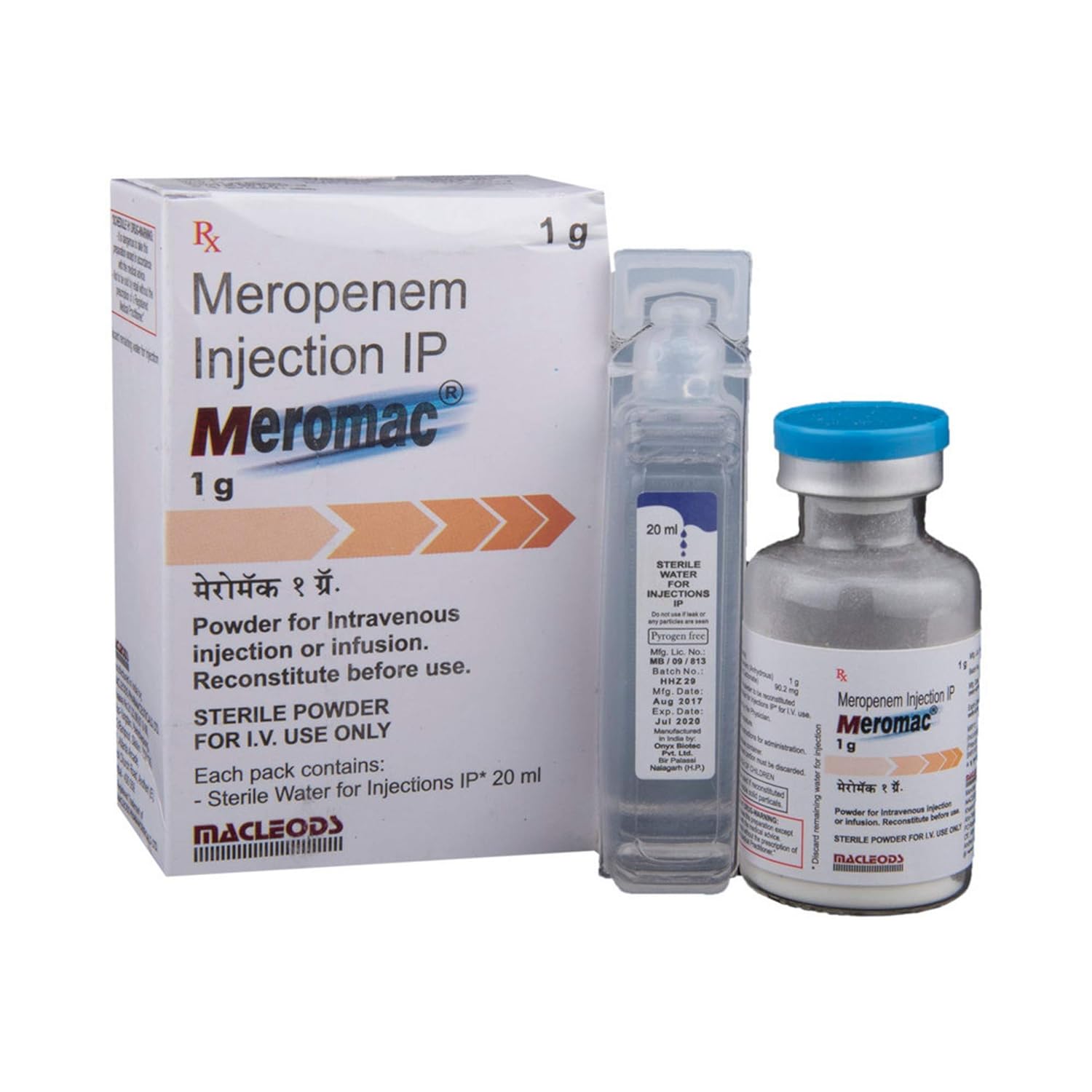 Meromac - Vial of 1 gm Injection : Amazon.in: Health & Personal Care