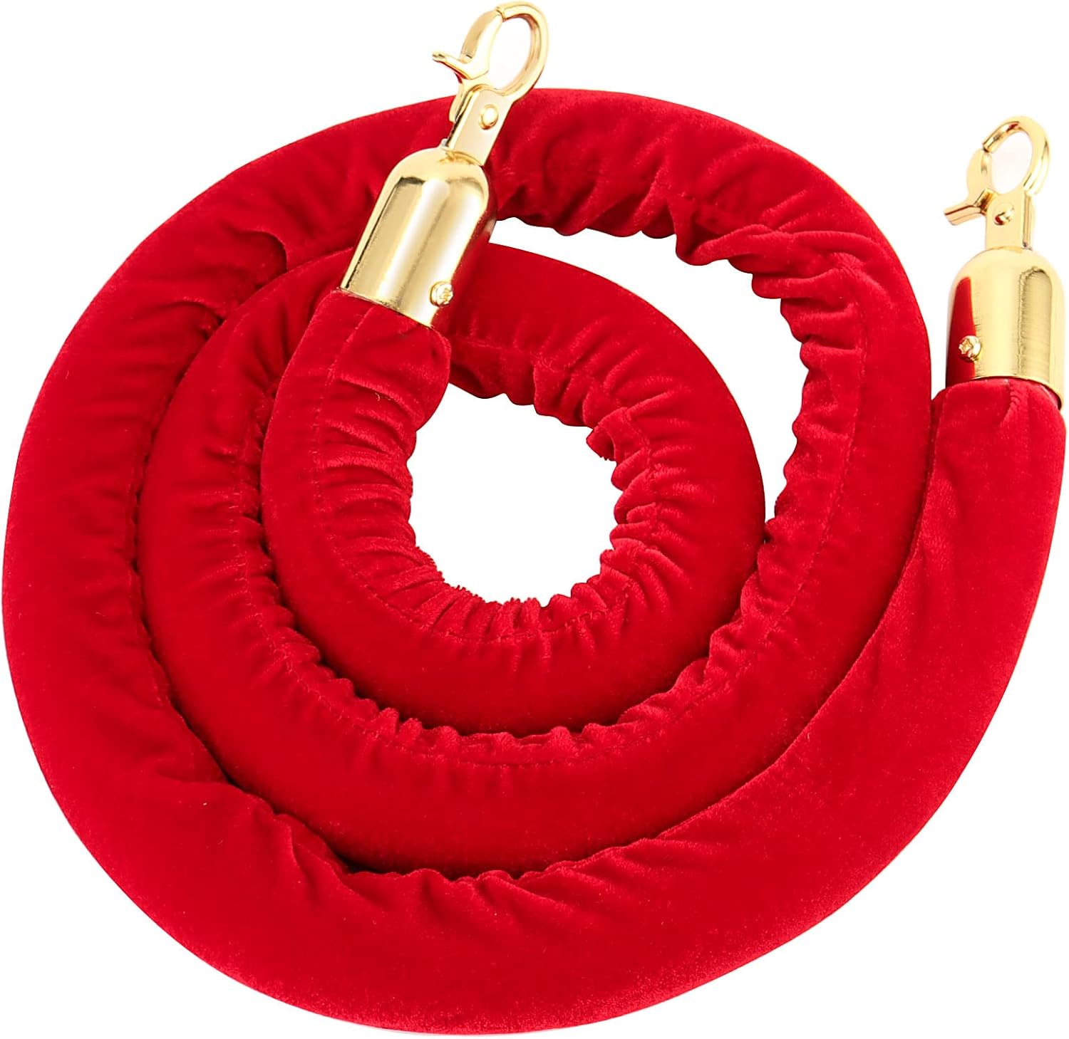 Buy MAHIONG 4 Pack 6.5 Feet Red Velvet Stanchion Rope, Crowd Control ...