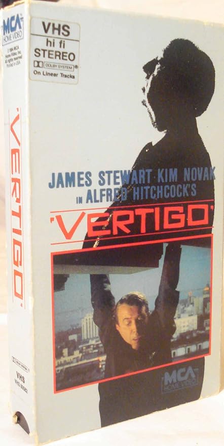 Vertigo [VHS] : James Stewart, Kim Novak, Barbara Bel Geddes, Tom Helmore, Henry Jones, Raymond ...