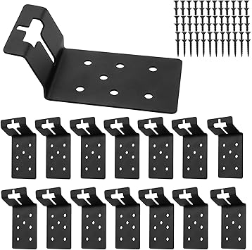 Amazon.com: 16 Pack T-Post Bracket 4" T Post Mount Bracket for Signs ...