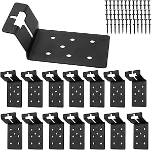 Amazon.com: 16 Pack T-Post Bracket 4" T Post Mount Bracket for Signs ...