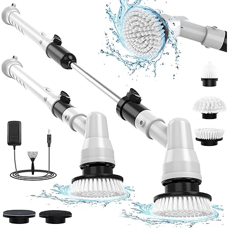 Amazon.com: Electric Spin Scrubber, 360 Cordless Tub and Tile Scrubber ...