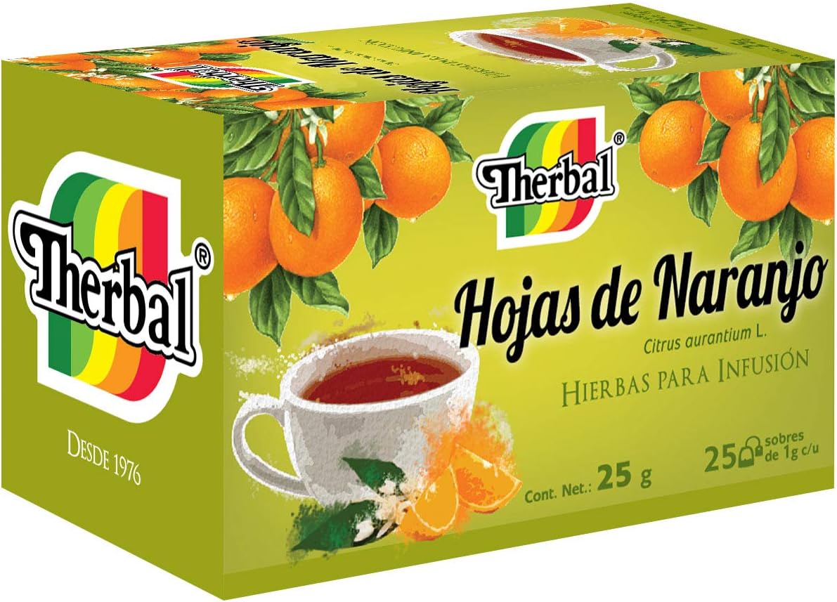 Therbal Infusion Hojas de Naranjo 25 sobres, 25 gramos : Amazon.com.mx ...