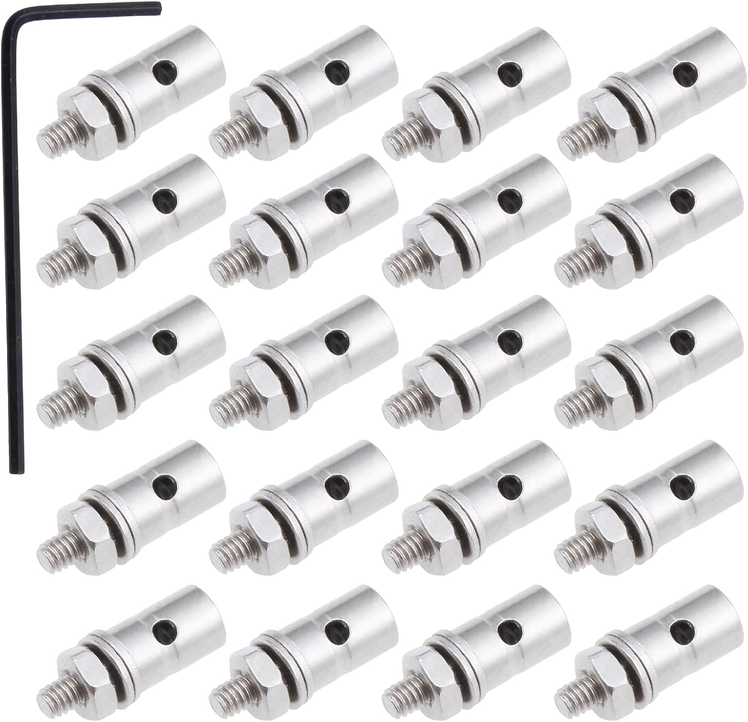 Amazon.com: FriHobby 25-Pack Adjustable Push Rod Connector 1.3mm ...