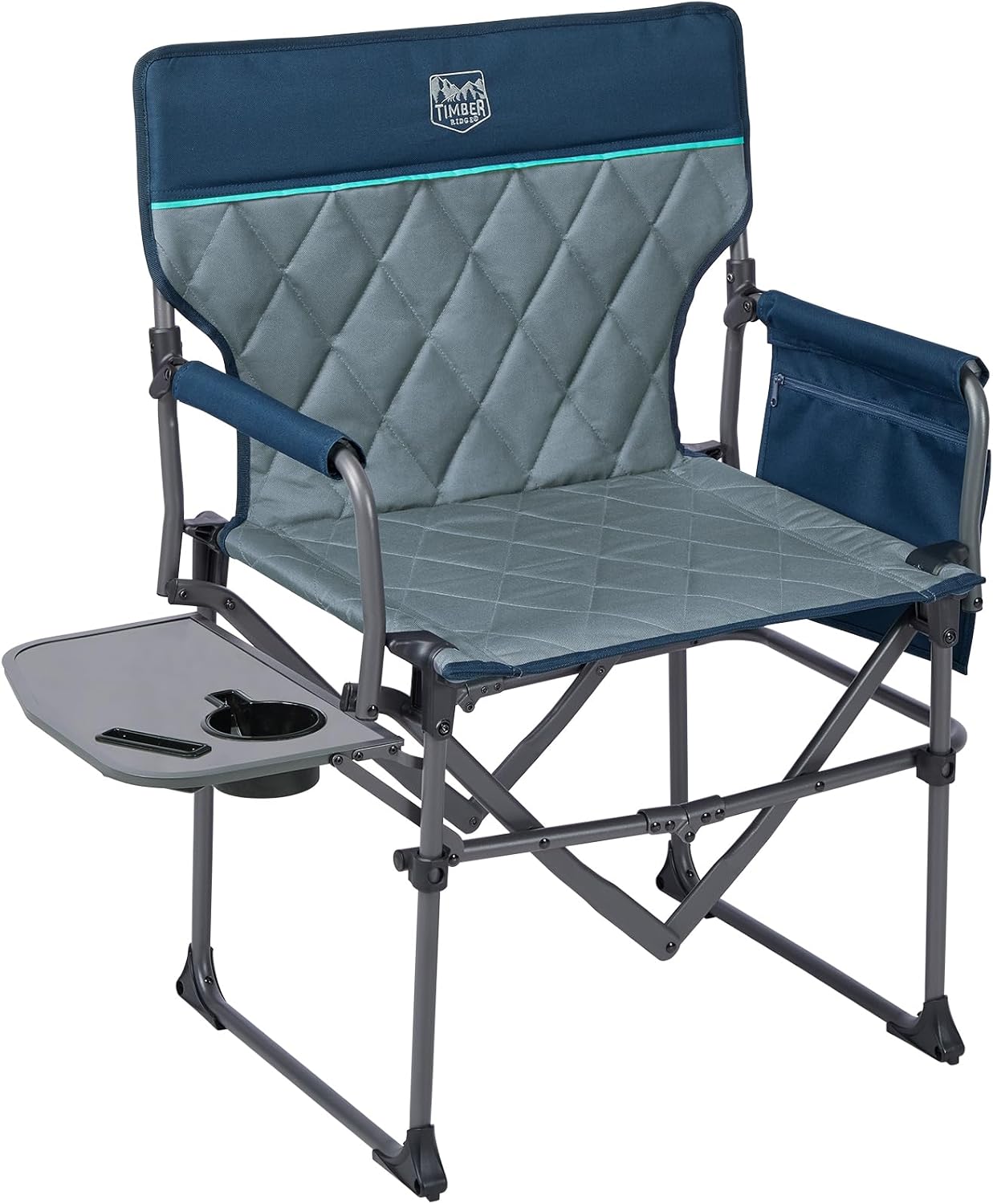 Amazon.com: TIMBER RIDGE Heavy Duty Camping Chair with Compact Size ...
