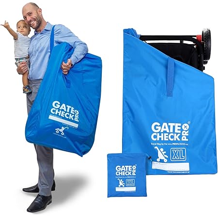 Amazon.com : Bububee 'Elua XL Double Stroller Gate Check Travel Bag ...