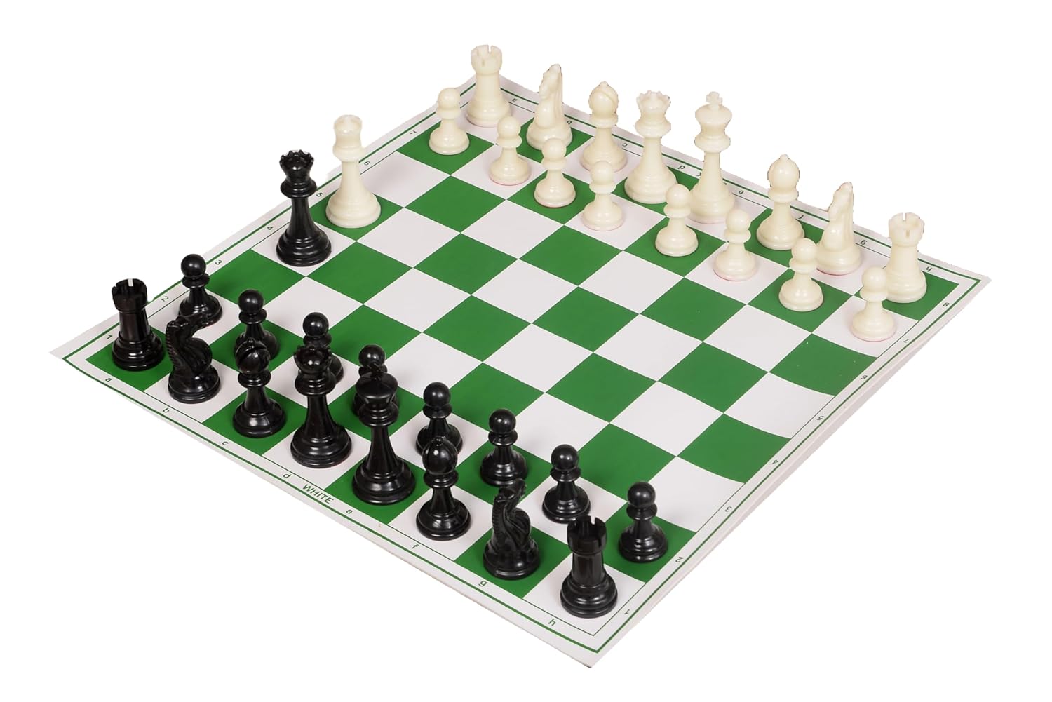 BCBESTCHESS Roll-Up Vinyl Tournament Chess Board Set
